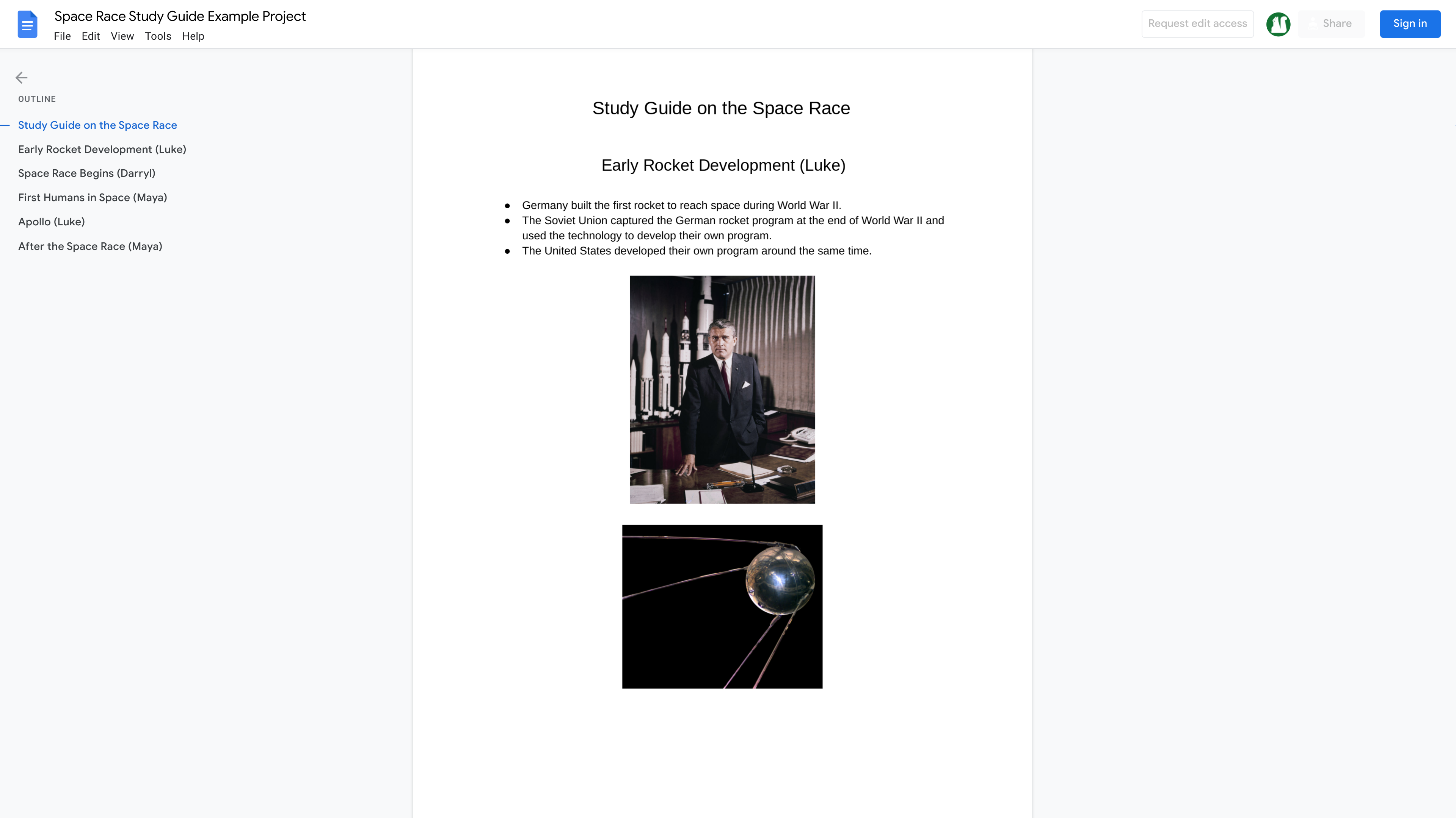 Create A Collaborative Study Guide Teaching Materials Applied Digital Skills
